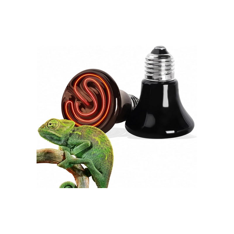 Ceramic Heat Emitter Lamp Bulb - For Pet / Reptile