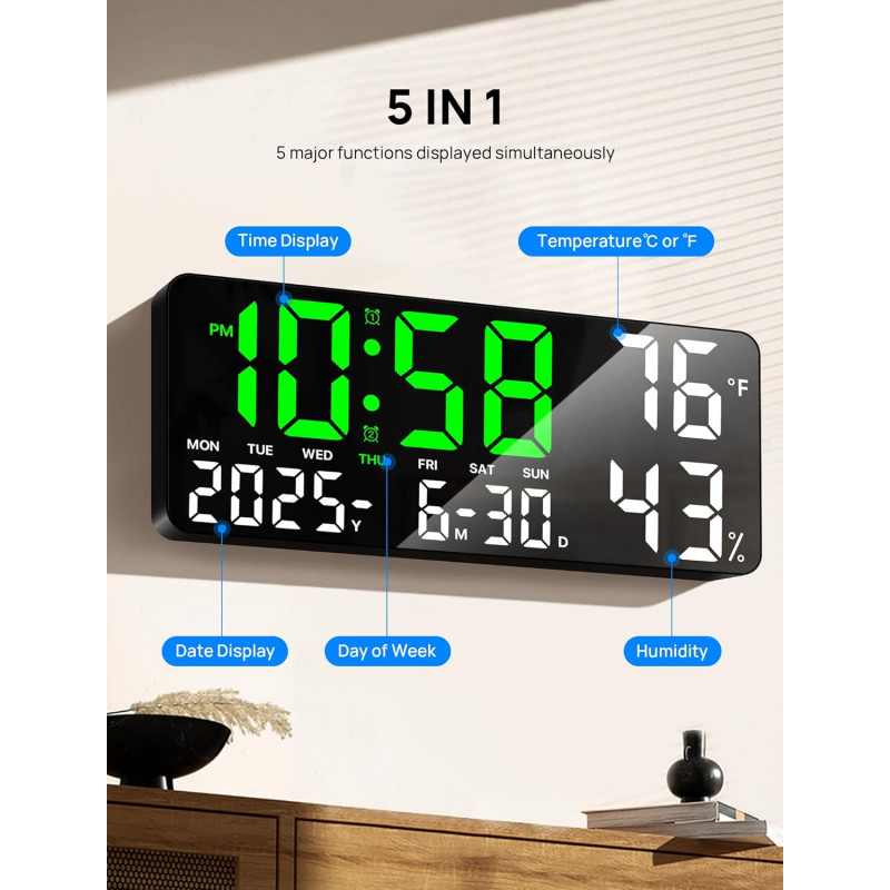Digital clock Medium GH9002 with remote