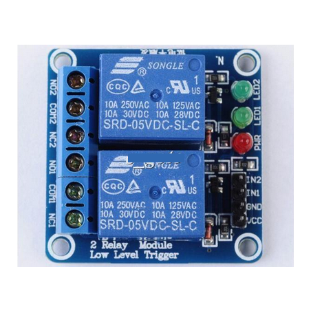 2-Channel 5V Low Level Trigger Relay Module