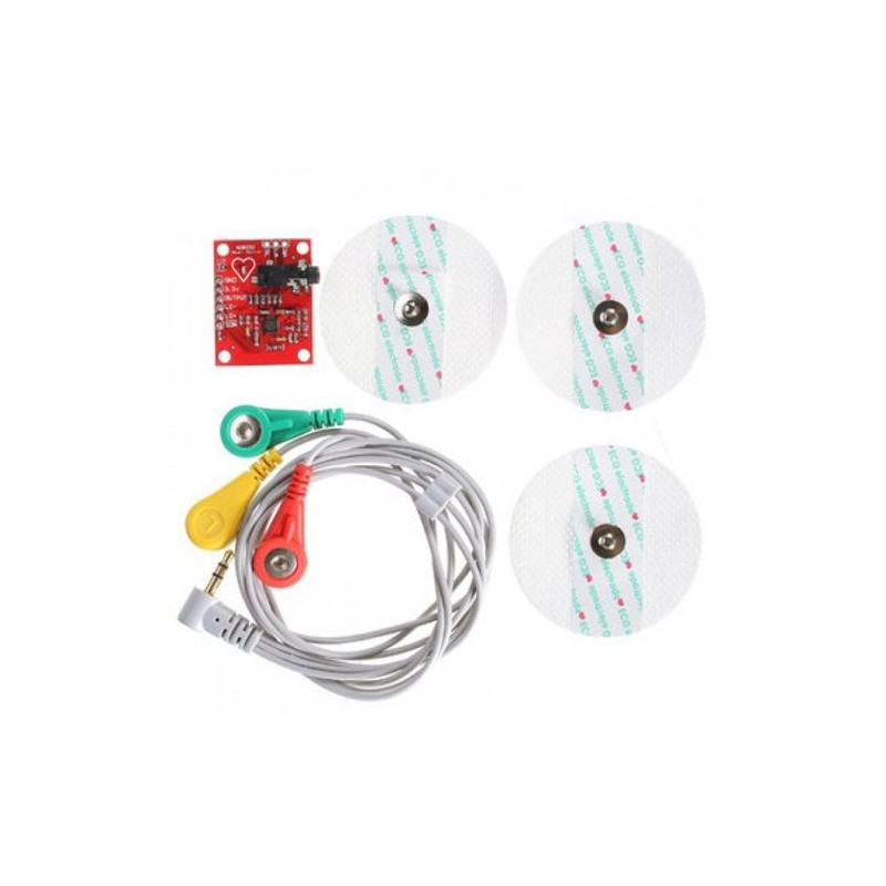 ECG Measurement Pulse Heart Monitoring Sensor Kit - AD8232