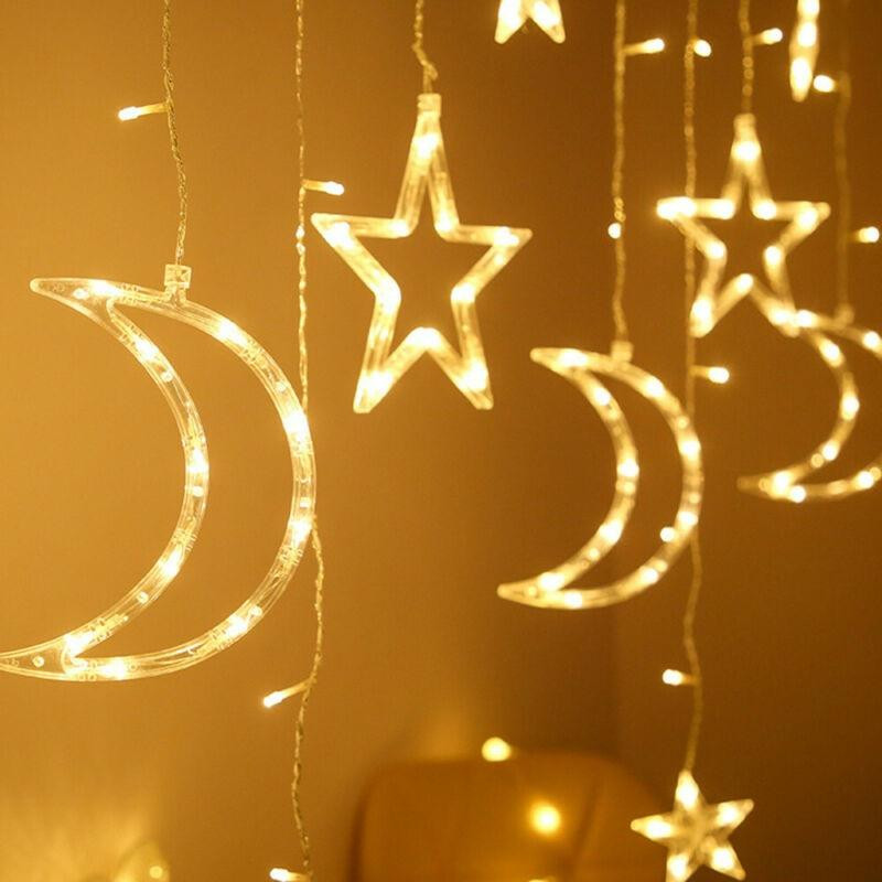 EID Stars and Moon String Light 5m - WARM