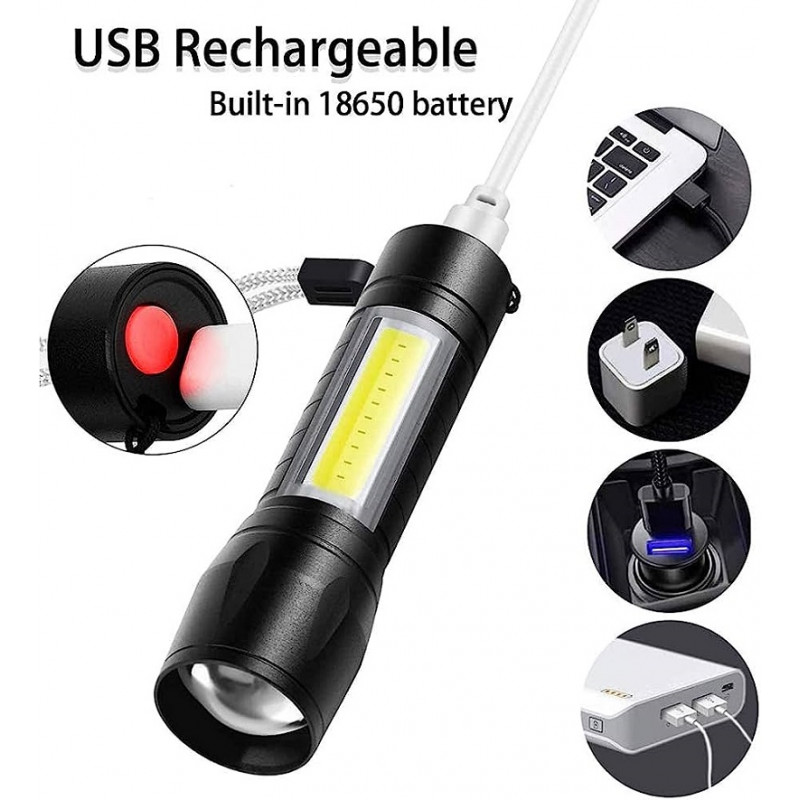 USB RECHARGEABLE TORCH BN536